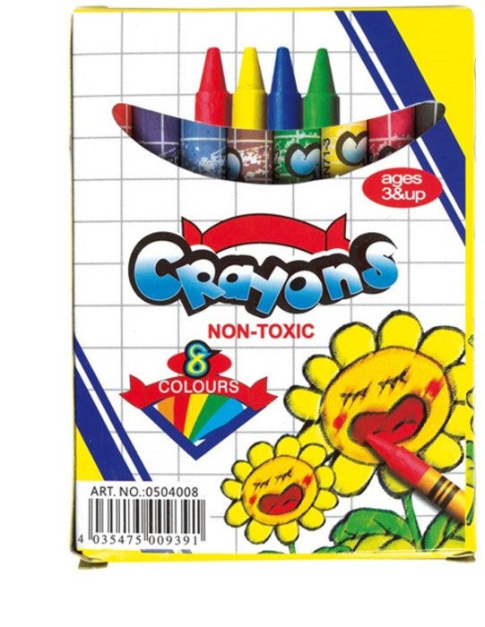 CDO Promocionales - 8 wax crayons "Imagine"